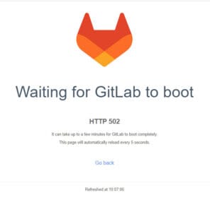 GitLabにアクセスしようとすると502のエラーが表示されてアクセスできない | 文系の麺ジニア